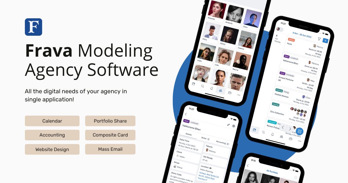 Home | Frava Model Agency Software